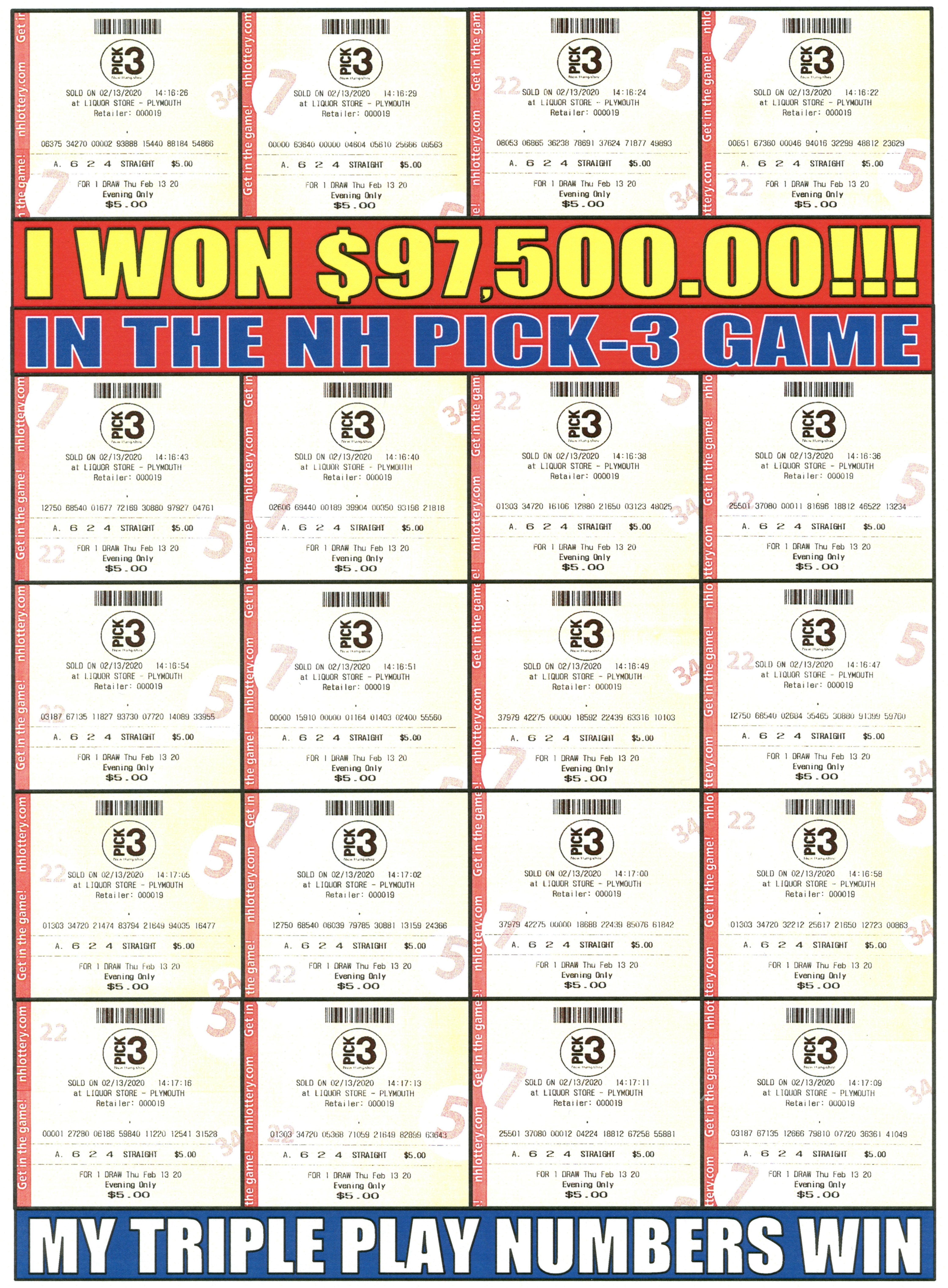 Steve Player - Steve's Blog: My Recent Winners
